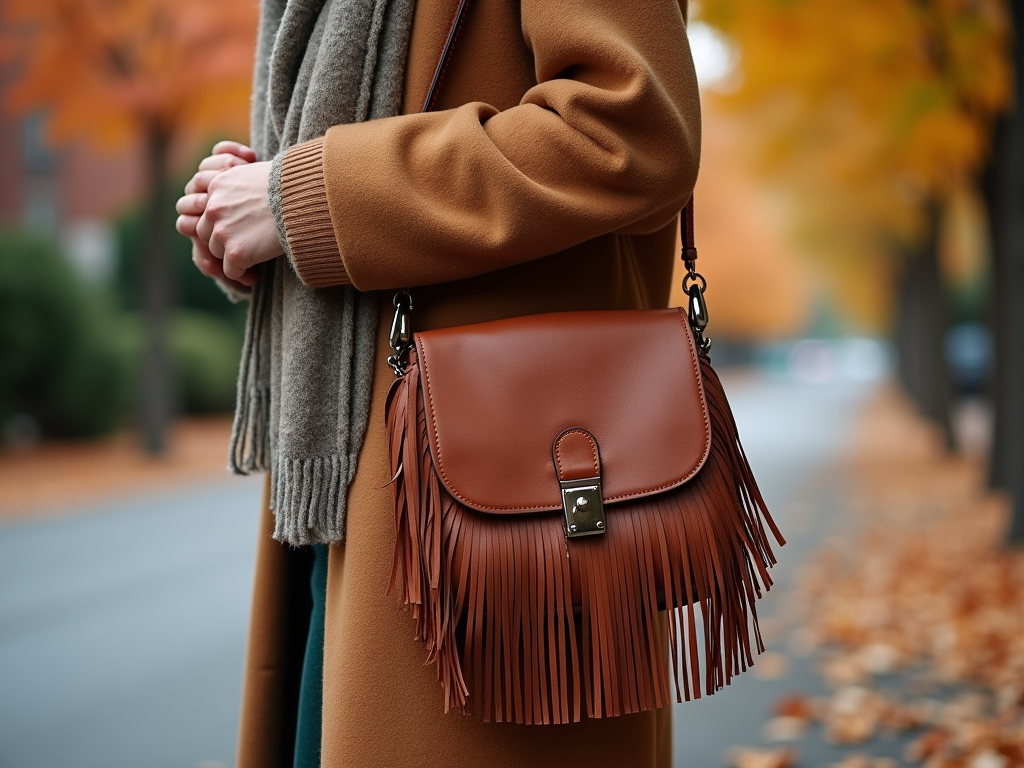 Geanta cu franjuri - Tendințe de toamnă și sugestii de asortare